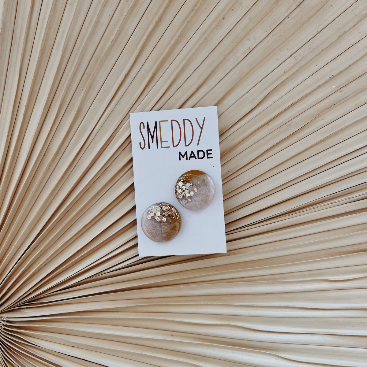 Smeddy Made Resin 25mm Studs – Hello Pretty Skin and Beauty